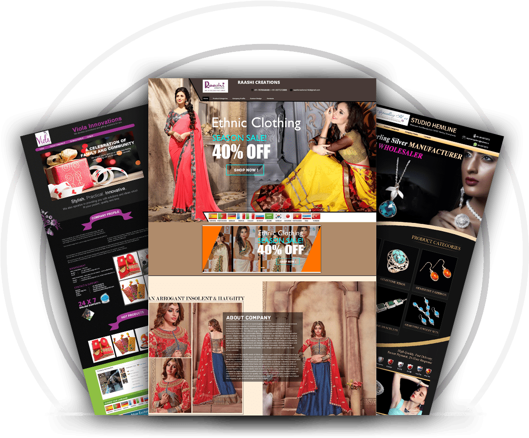 Download Alibaba Minisite Design - Flyer - Full Size PNG Image - PNGkit