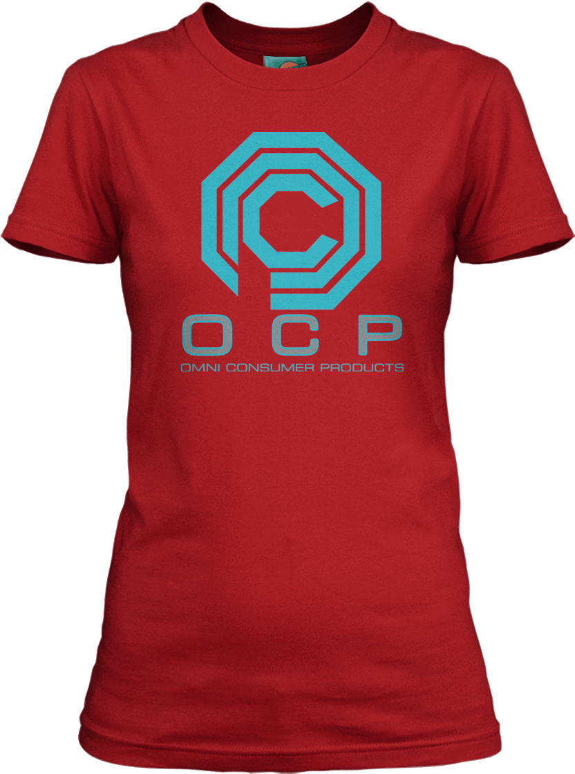 Download Robocop Inspired Ocp Logo T-shirt - Shirt - Full Size PNG ...