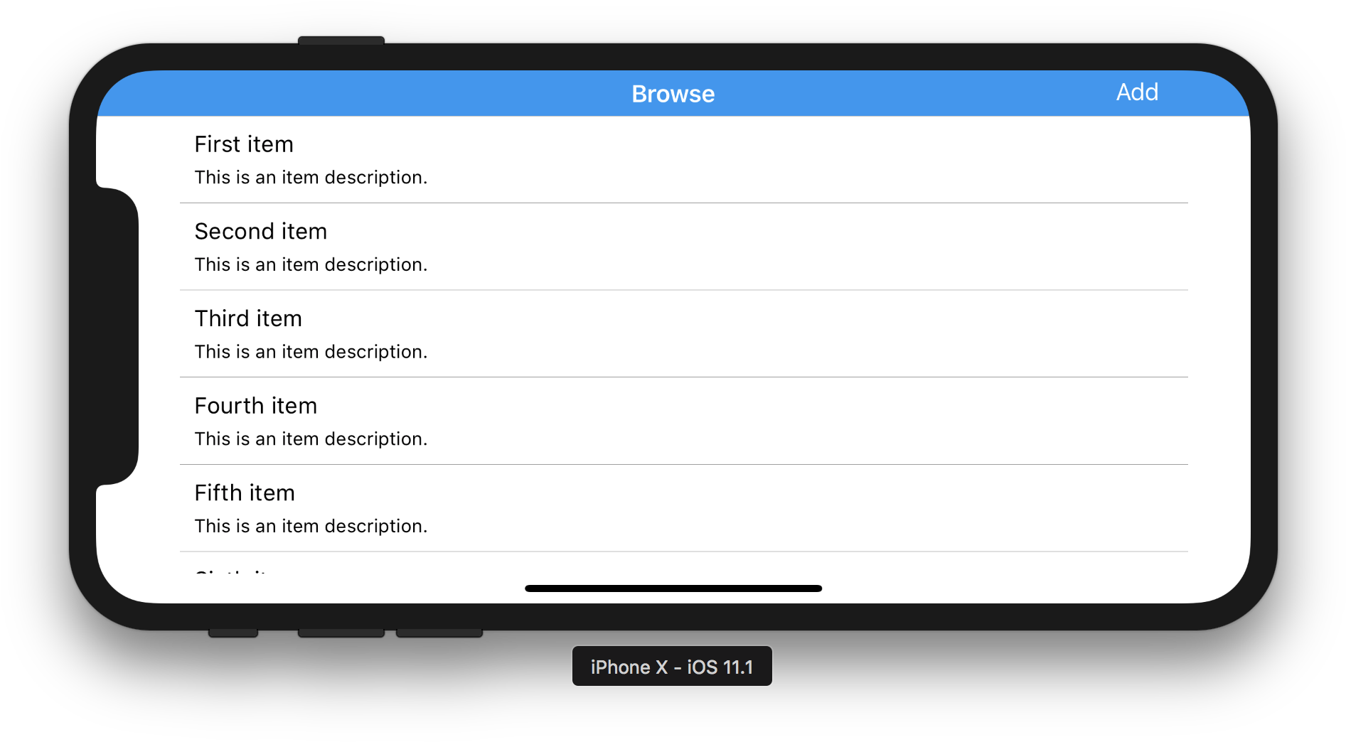 Download Note, This Will Override Padding Values You May Have - Xamarin Iphone X - Full Size PNG ...