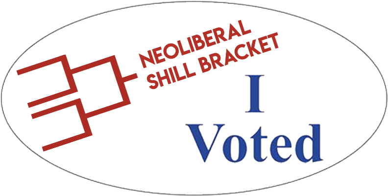 Download "i Voted" Shill Bracket Sticker The Neoliberal Project - Voted ...