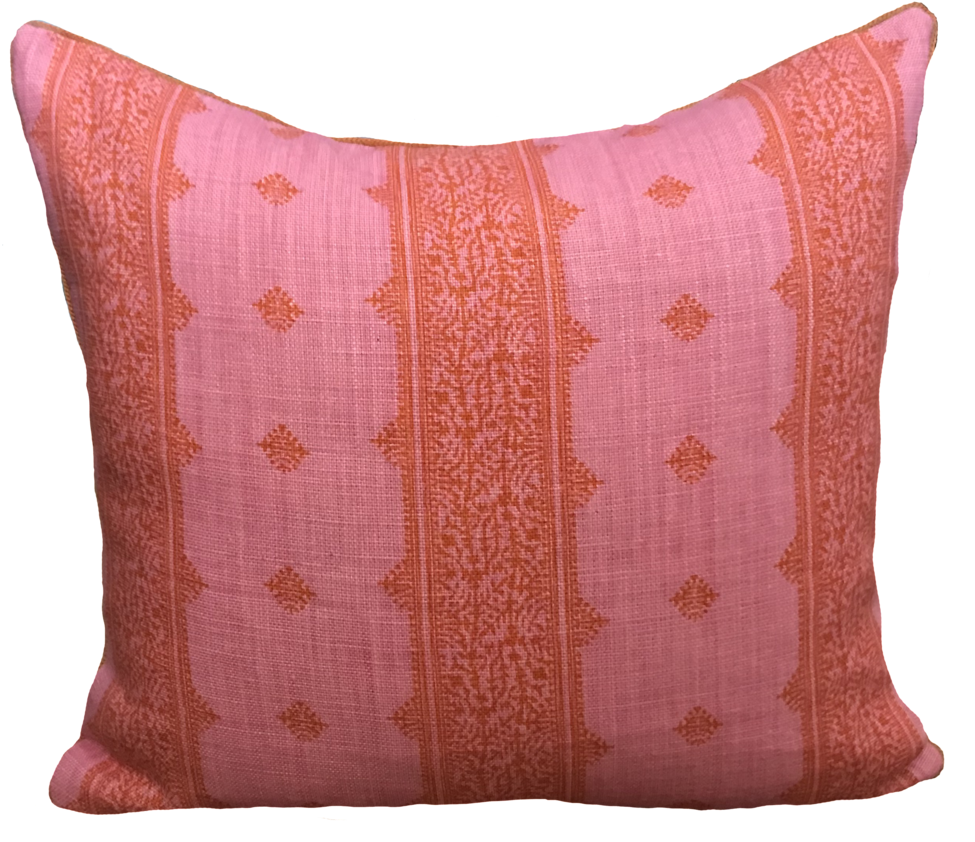 Download Fez Pink And Orange Pillow - Cushion - Full Size PNG Image ...