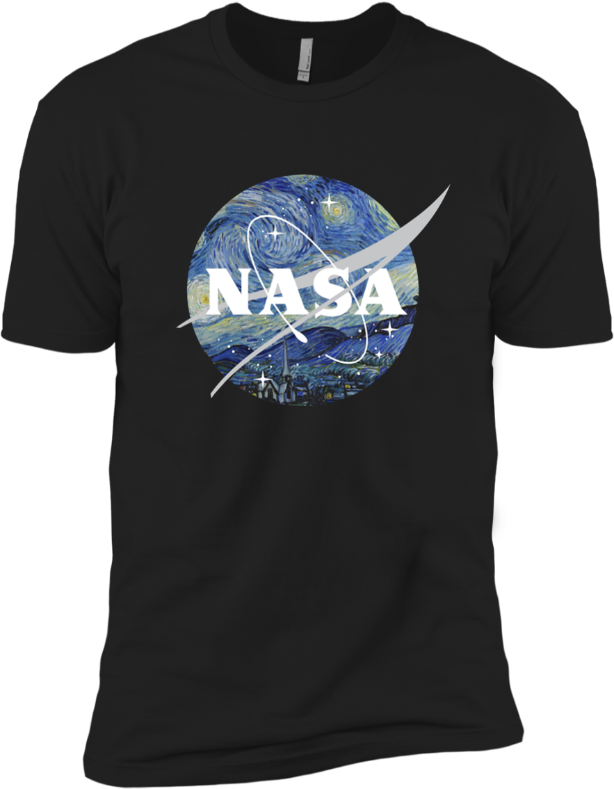 Download Nasa Starry Night Classic Chevron Logo Graphic T-shirt ...