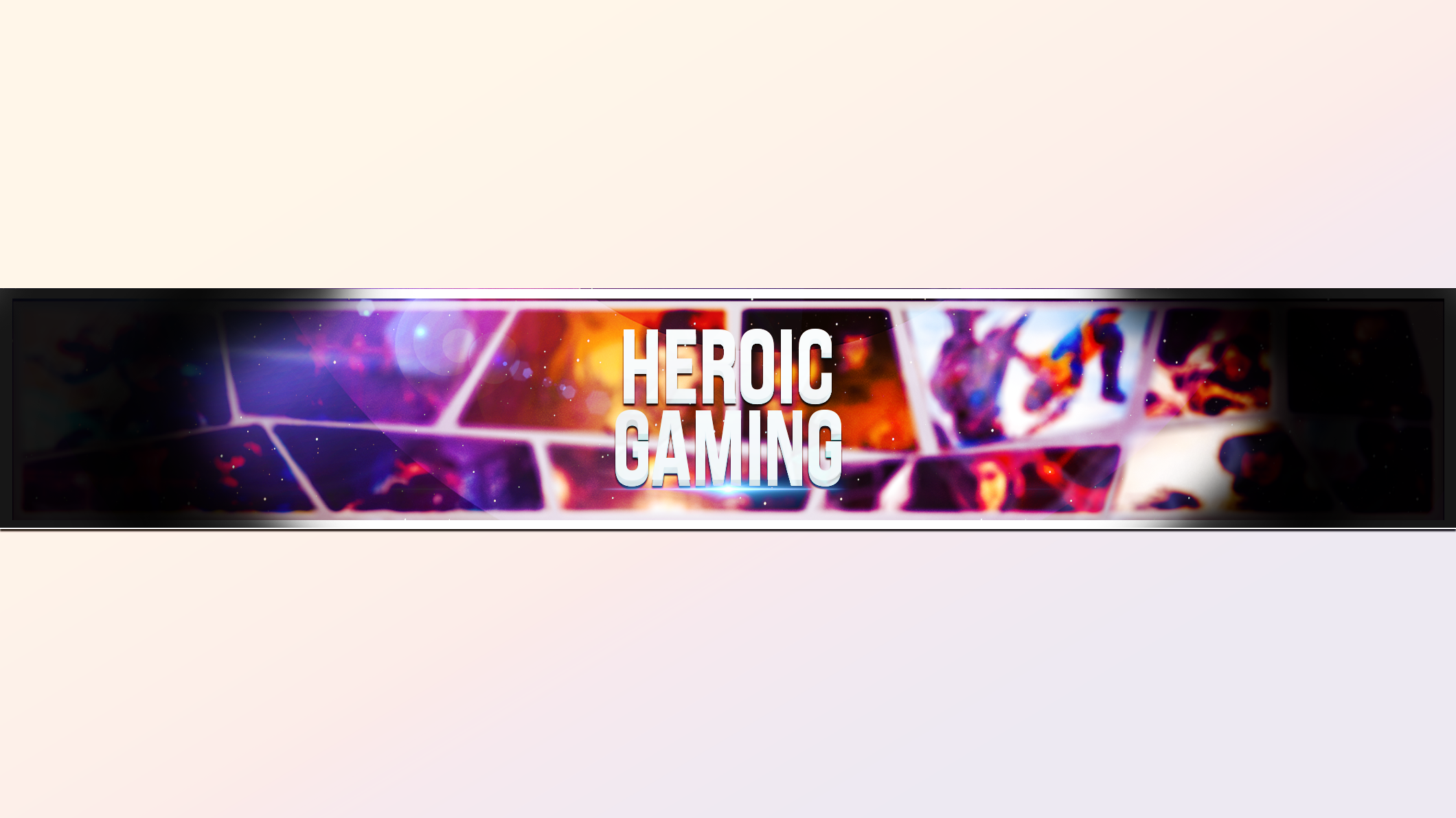 Download Heroicgaming Banner - Led-backlit Lcd Display - Full Size PNG ...