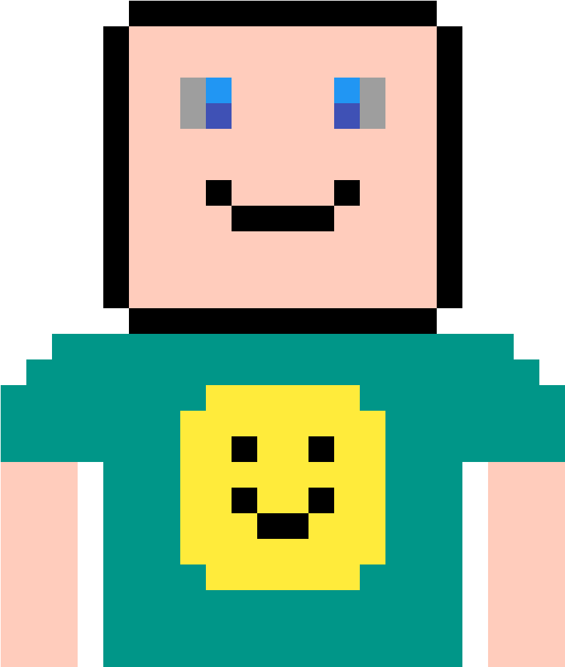Download My Youtube Logo By Tbs - Chara Evil Pixel Art - Full Size PNG ...