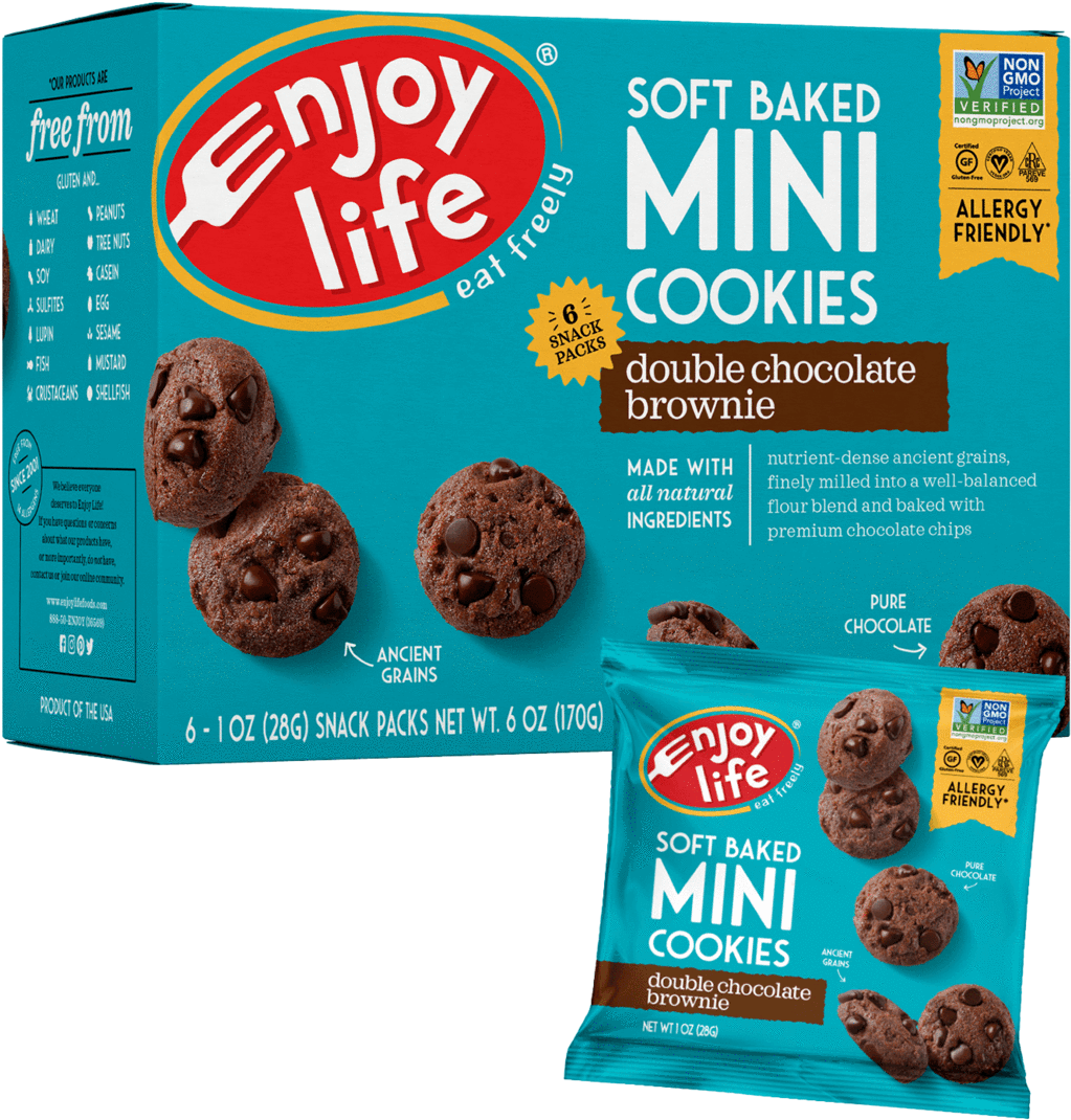 Download Soft Baked Mini Cookies - Enjoy Life Semi Sweet Chocolate ...
