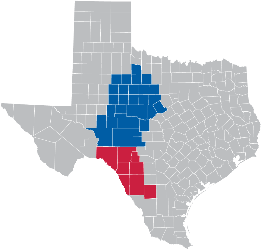 Download Amr Tx Mto Regions - Texas House Of Representatives Map 2018 ...