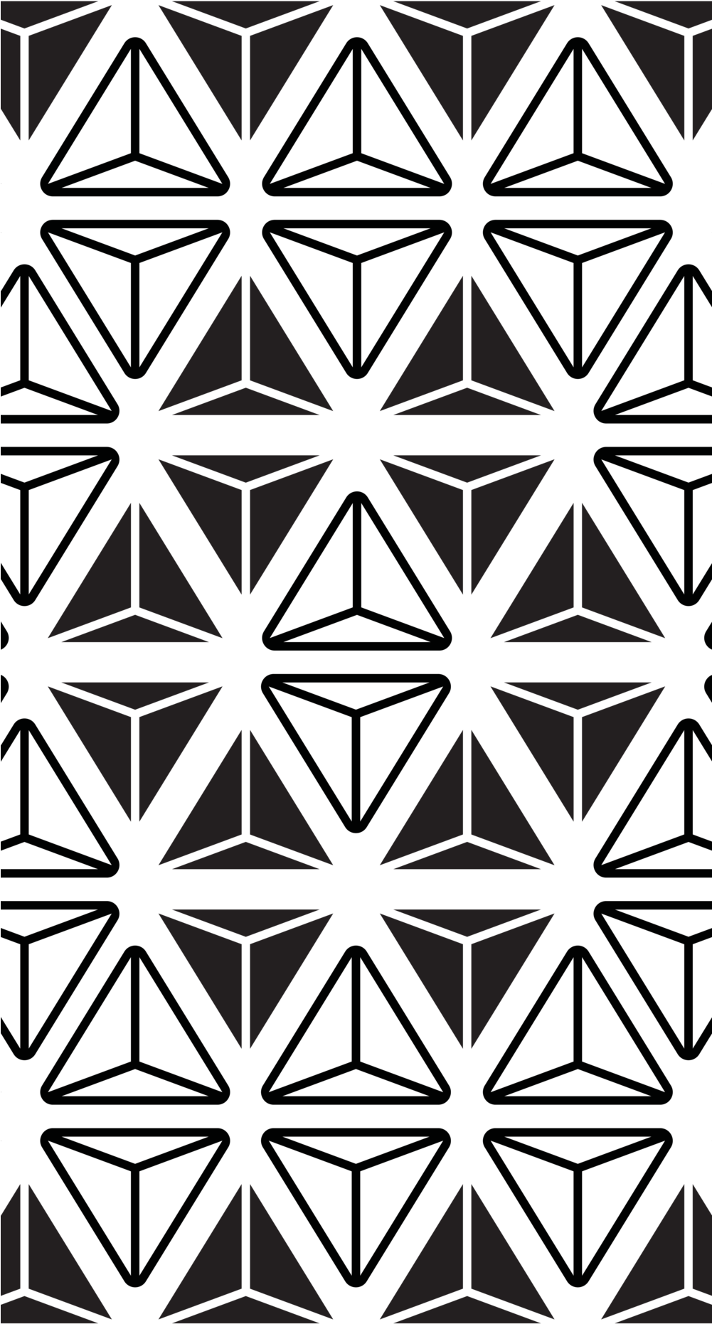 Download Tetrahedron Pattern Beach Towel - Full Size PNG Image - PNGkit