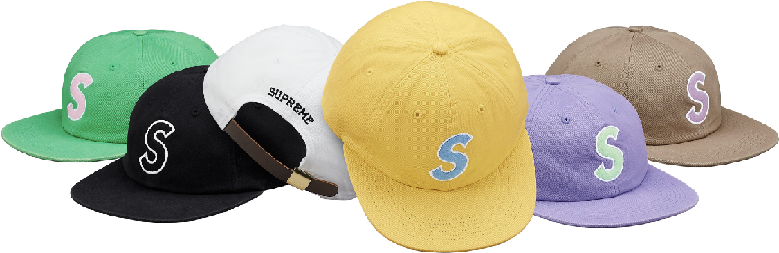 Download Felt S Logo 6-panel - Supreme - Full Size PNG Image - PNGkit