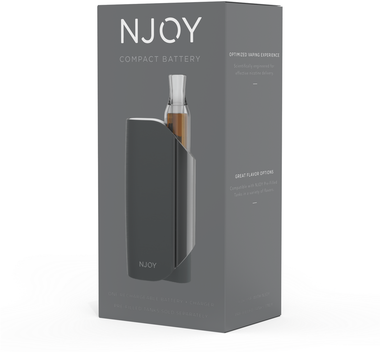 Download Njoy Convenience Vaping Compact Battery - Full Size PNG Image ...