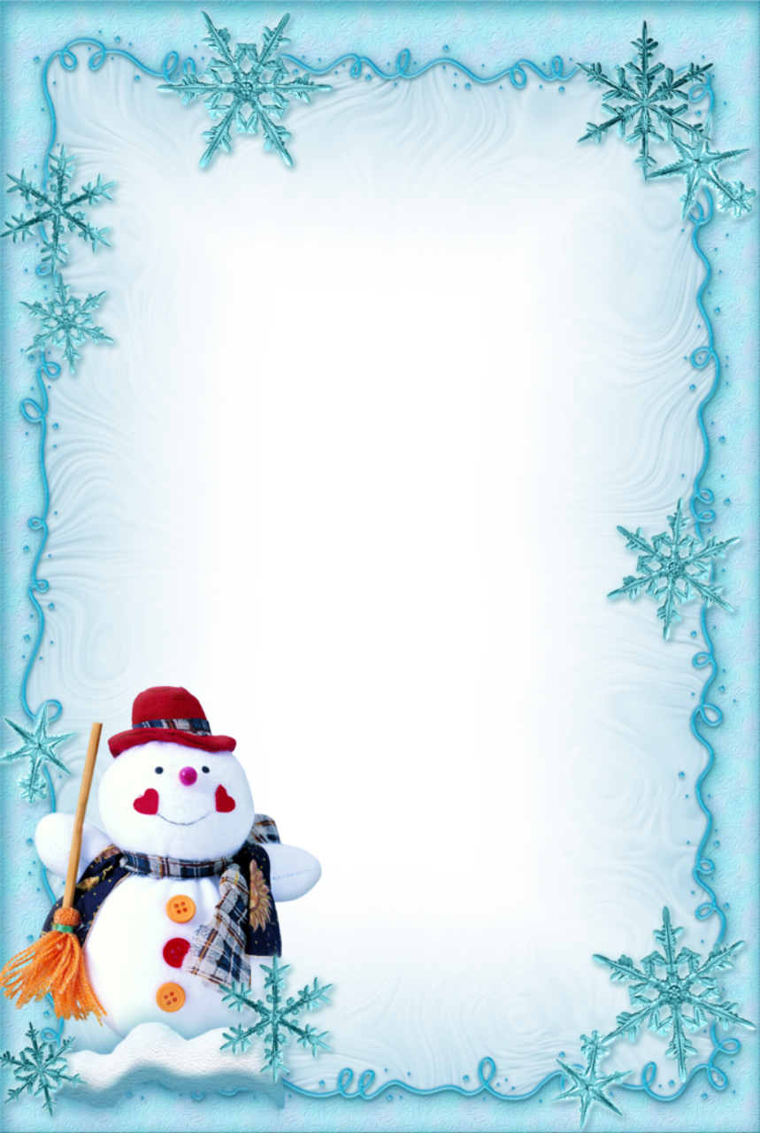 Download Snowflake Frame Png - Full Size PNG Image - PNGkit