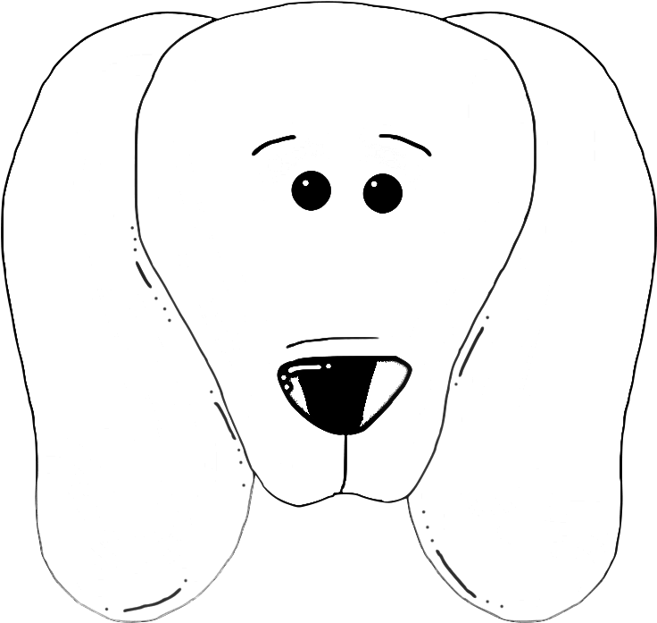 Download Dog Head Coloring Pages - Dog Face Coloring Pages - Full Size ...