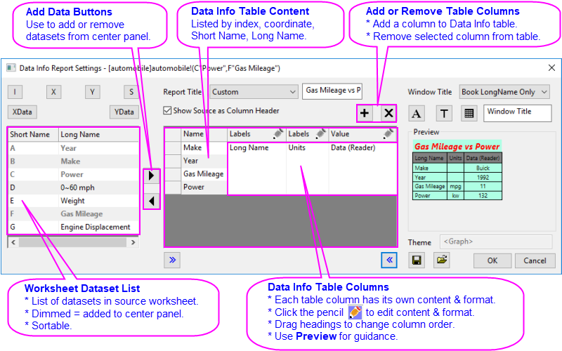 Download Data Info Columns Controls Summary - Information - Full Size ...