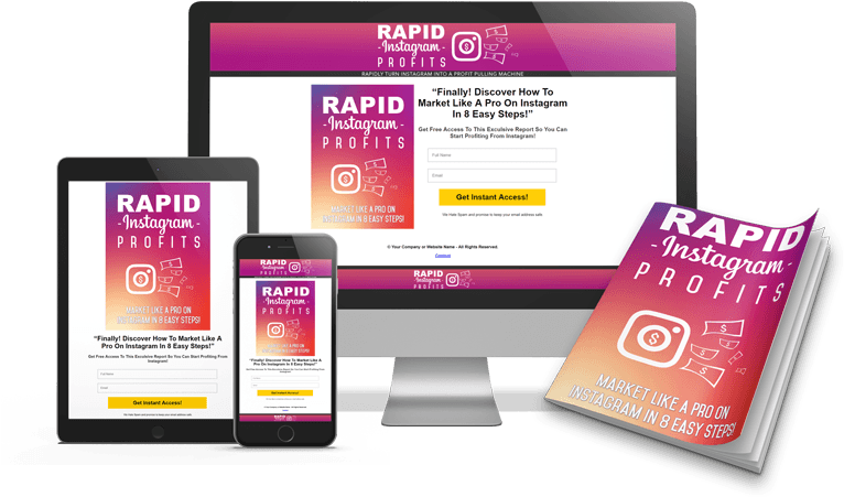 Download "rapid Instagram Profits" - Flyer - Full Size PNG Image - PNGkit