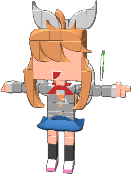 Download Finally Made My Monika - Cartoon - Full Size PNG Image - PNGkit