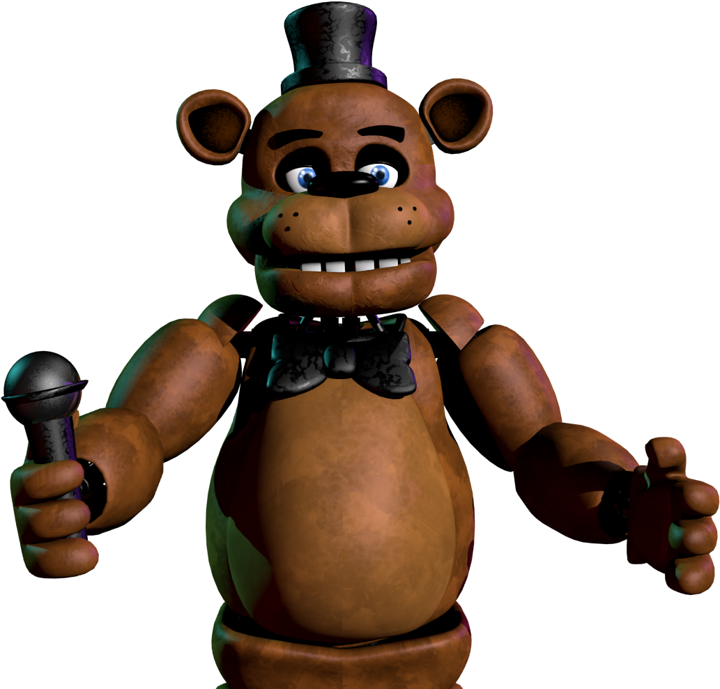 Download Fnaf 1 Freddy Model - Cartoon - Full Size PNG Image - PNGkit