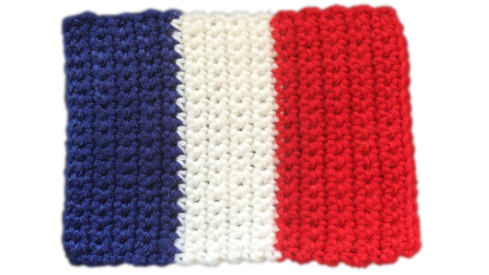 Download Flag Of France - Crochet - Full Size PNG Image - PNGkit