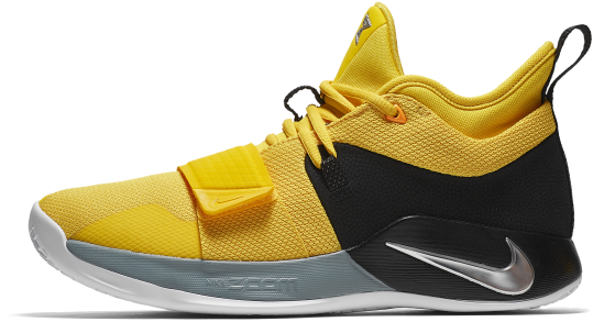 Download Nike Pg - Pg2 Yellow - Full Size PNG Image - PNGkit