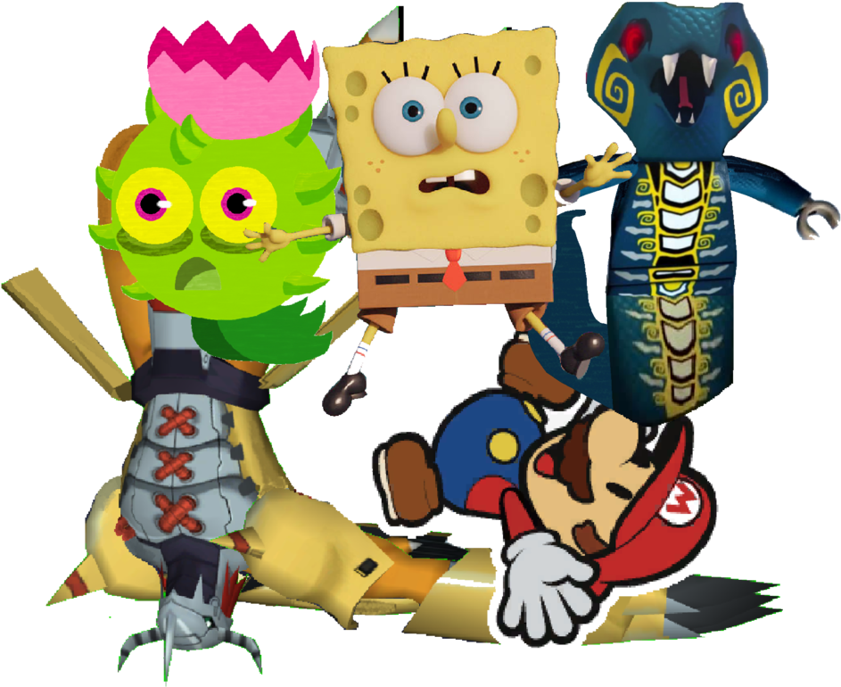 Download Clip Paper Spongebob - Cartoon - Full Size PNG Image - PNGkit