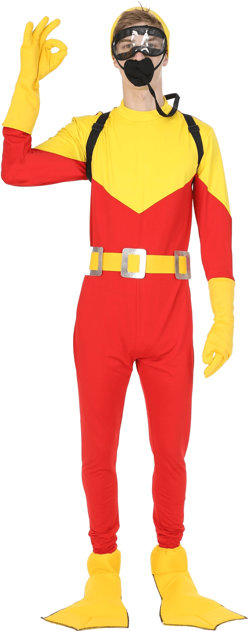 Download Adult Male Scuba Steve Costume - Scuba Steve - Full Size PNG ...