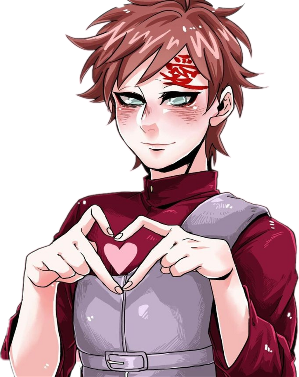 Download Transparent Gaara Sticker - Cartoon - PNGkit