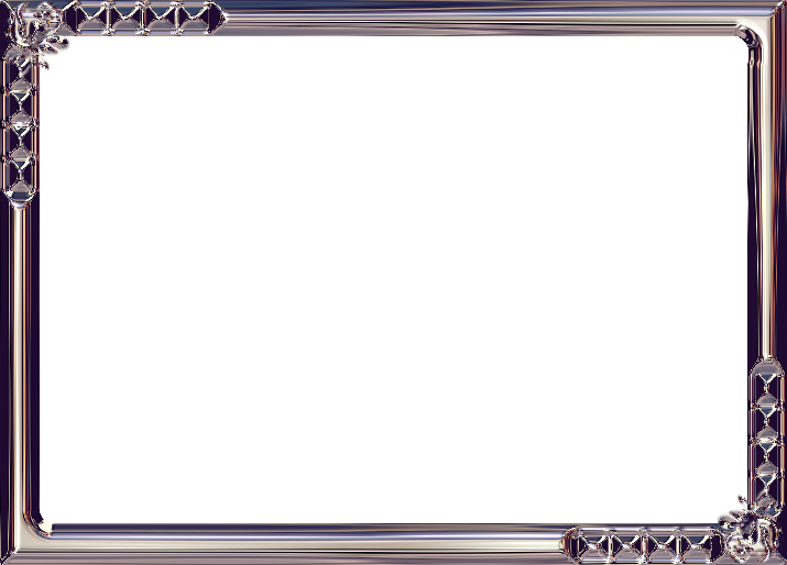 Download Psp Frame - Chrome Picture Frame - Full Size PNG Image - PNGkit