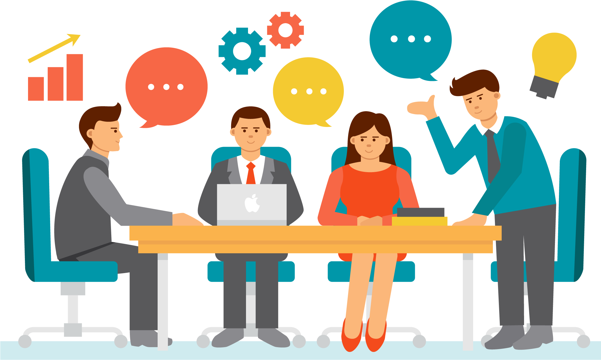 Download Businessperson Meeting Clip Art Transprent Png - Team Work Png ...