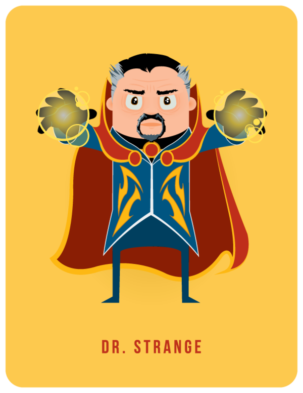 Download Doctor Strange By Adam Thompson - Cartoon - Full Size PNG ...