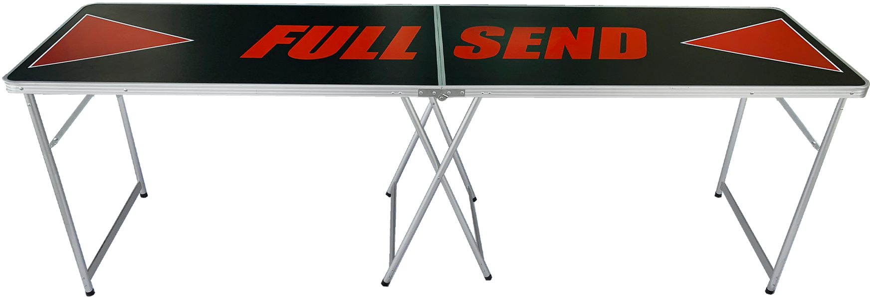 Download Full Send Beer Pong Table - Folding Table - Full Size PNG ...