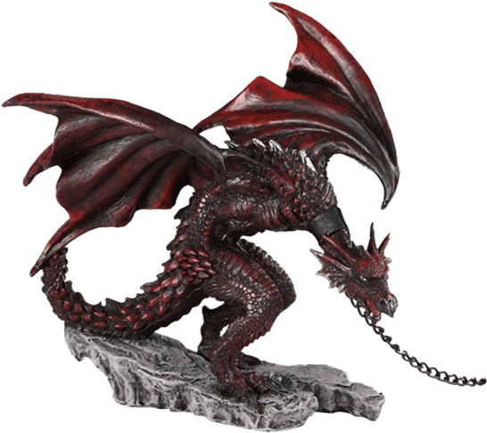 Download 555 X 555 1 - Red Dragon Statue - Full Size PNG Image - PNGkit