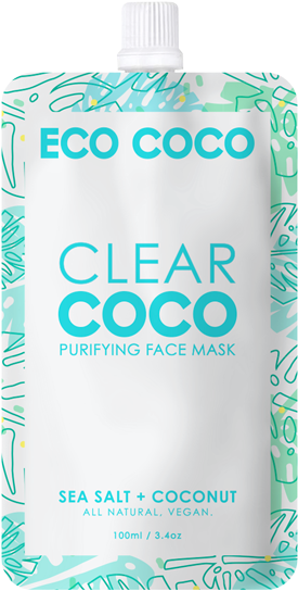 Download Clear Coco Purifying Face Mask - Plastic Bottle - Full Size ...
