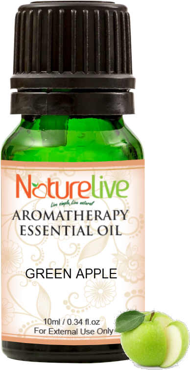 Download Green Apple Essential Oil 10ml - Essential Oil - Full Size PNG ...