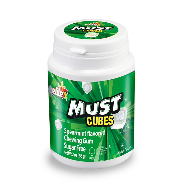 Download Elite Must Gum Cubes Spearmint 58g - Must Cubes Gum - Full ...