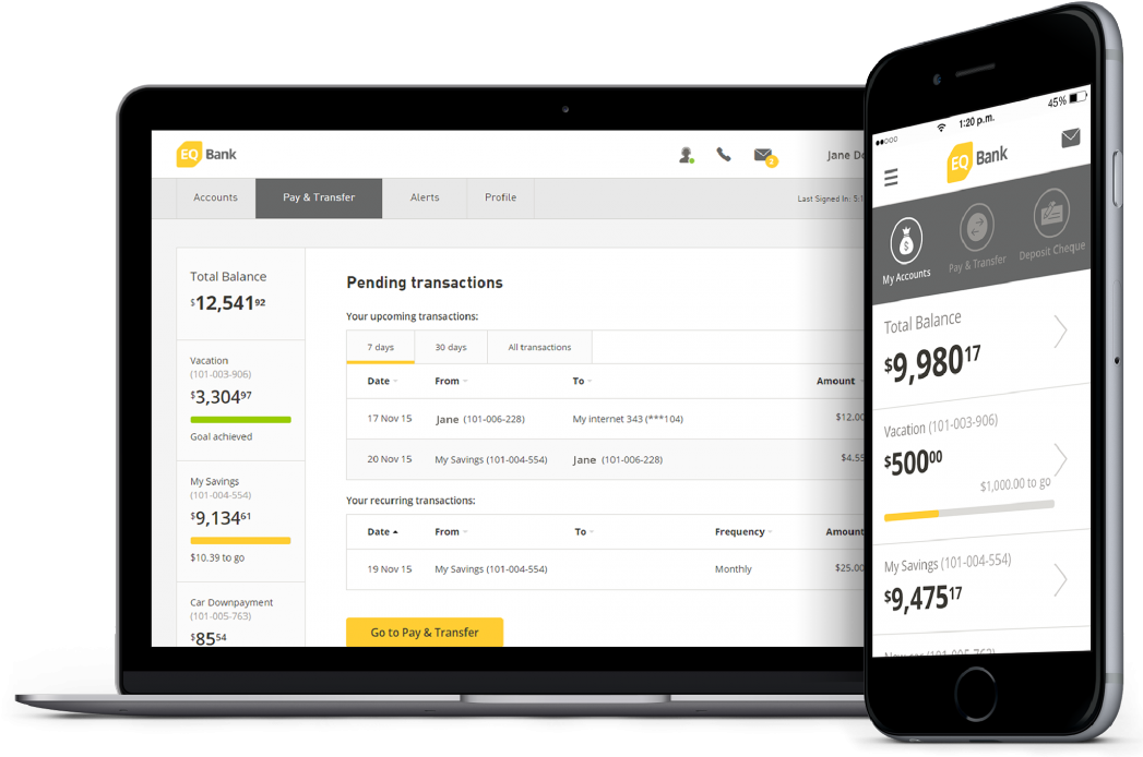 Download Eq Bank's New Mobile App Is An Incumbent's Crack At - Eq Bank ...