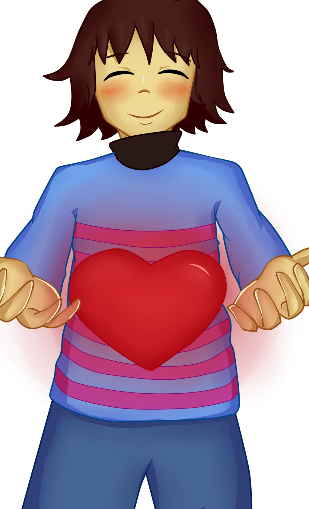 Download Frisk Heart, Undertale - Cartoon - Full Size PNG Image - PNGkit