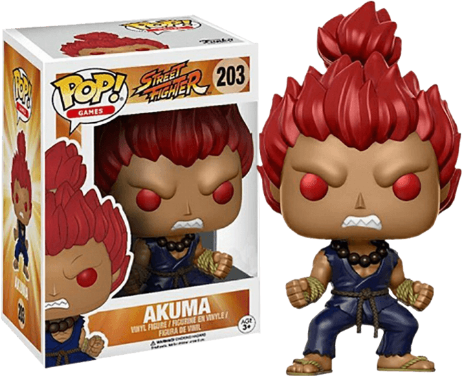Download Akuma - Funko Pop Street Fighter Akuma - Full Size PNG Image ...