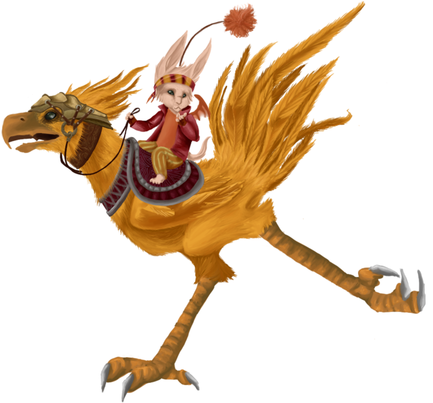 Download Los Chocobos Según La Frikipedia - Chocobo Running Gif - Full ...