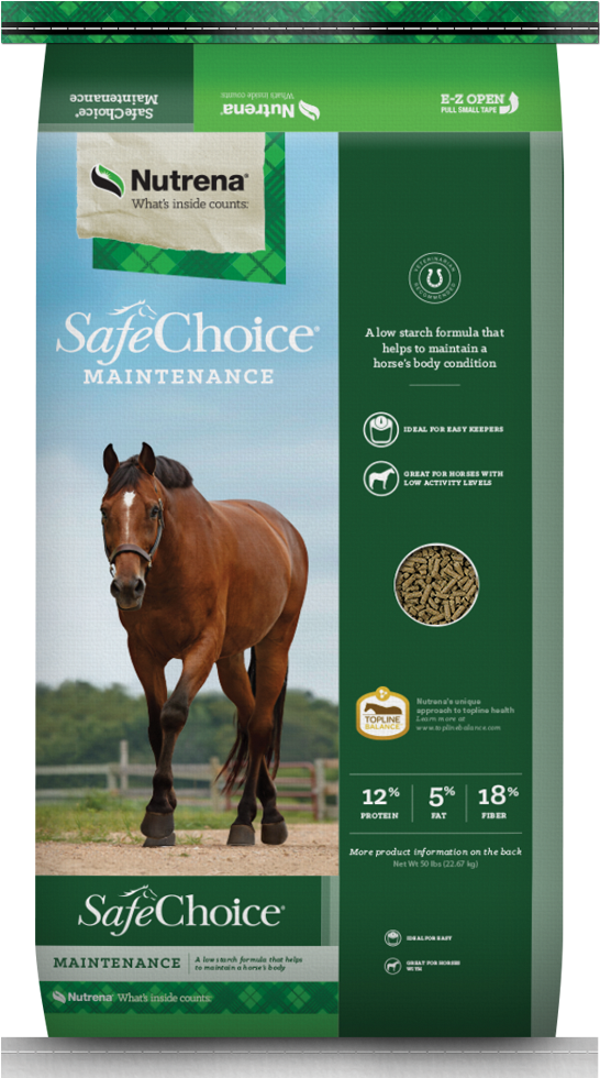 Download Safechoice Maintenance Horse Feed - Horse Feed - Full Size PNG ...