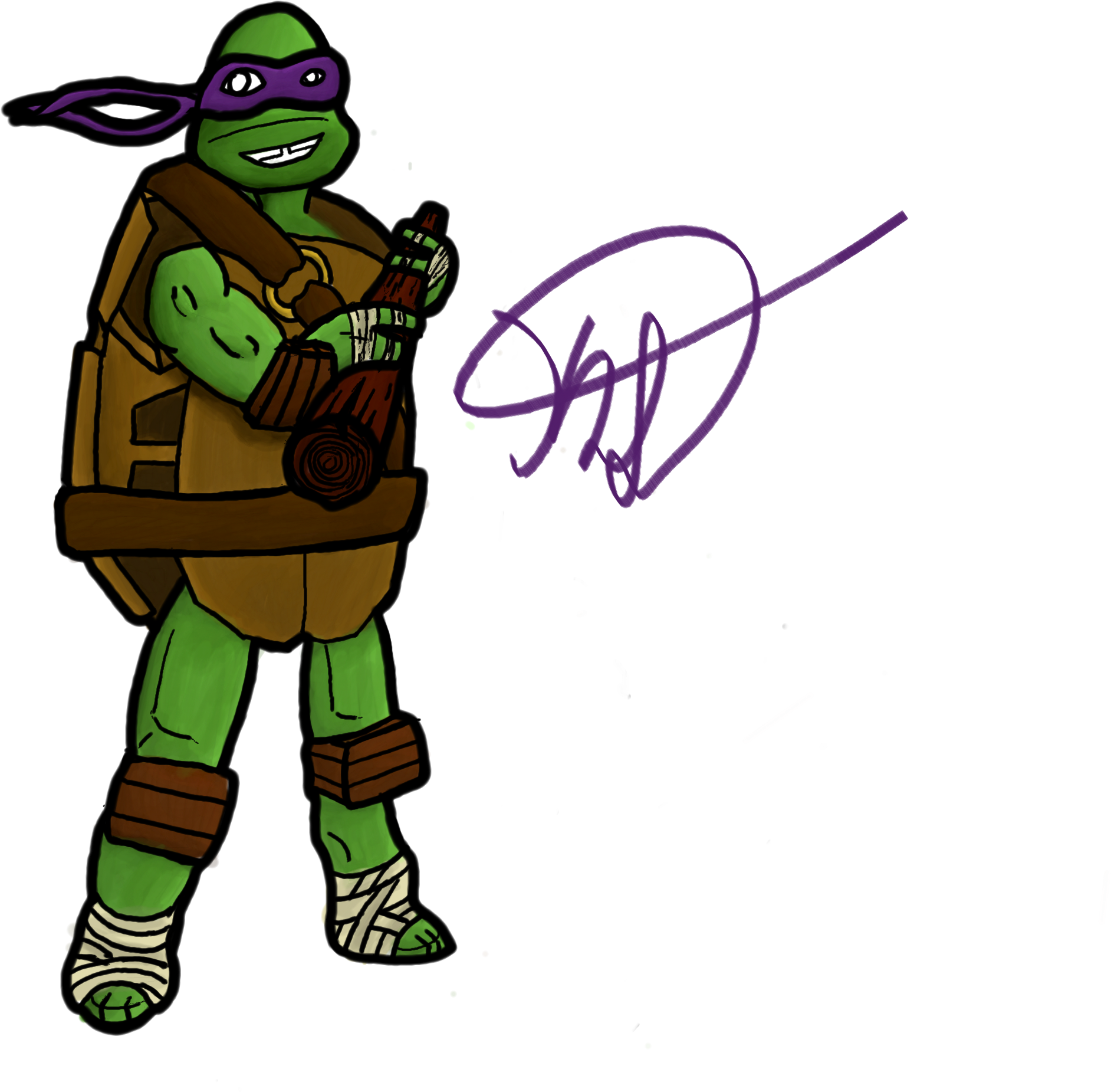Download Donatello From Tmnt - Cartoon - Full Size PNG Image - PNGkit