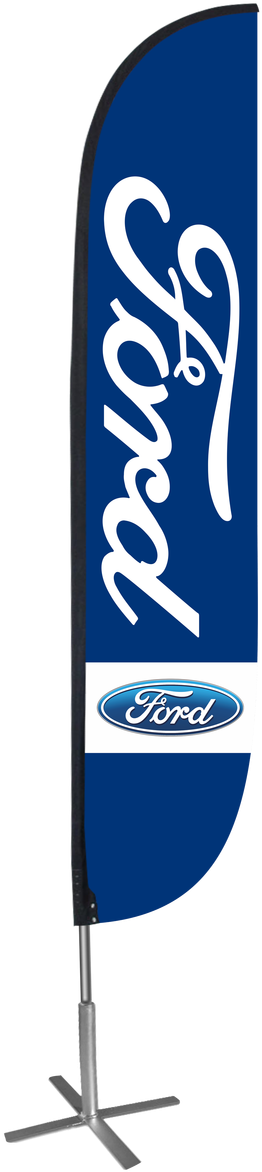 Download Ford Feather Flag Blue X Stand - Ford - Full Size PNG Image ...