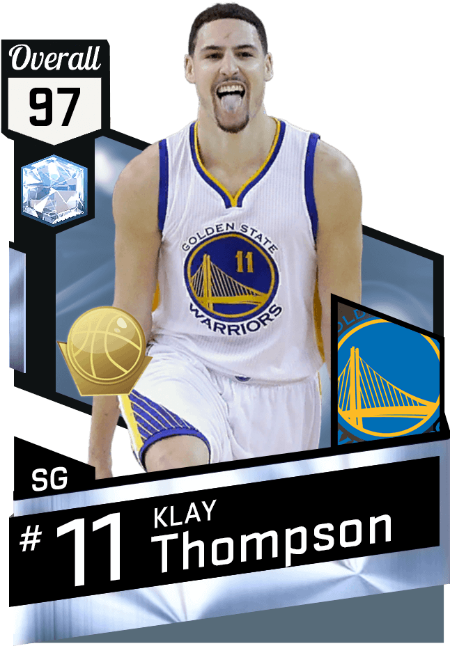 Download Klay Thompson - Nba 2k17 Diamond Paul Pierce - Full Size PNG ...