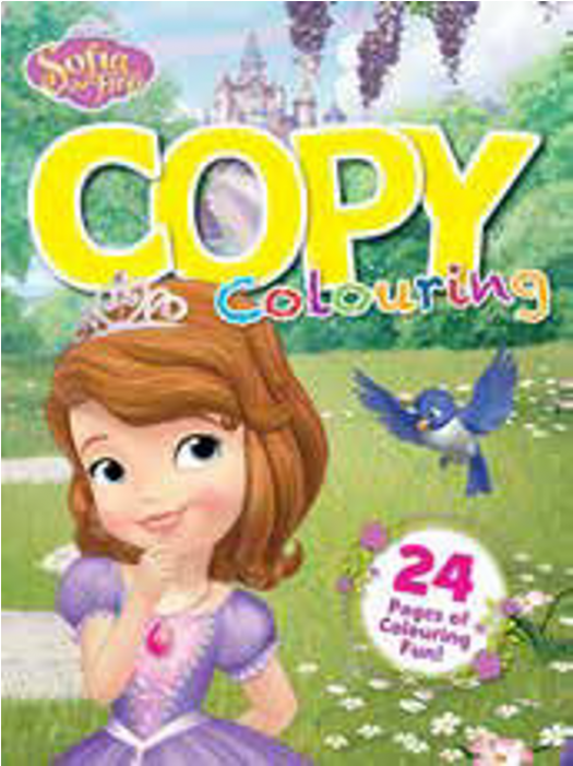 Download Sofia The First 24 Page Copy Colour Book - Cartoon - Full Size ...