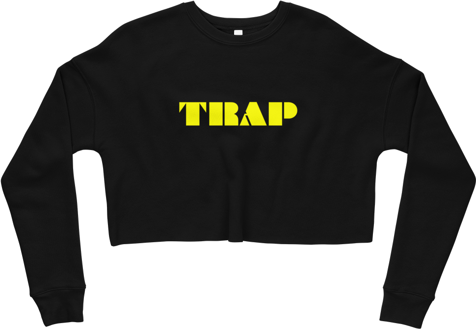 Download Load Image Into Gallery Viewer, Trap Fleece Crop Sweatshirt ...
