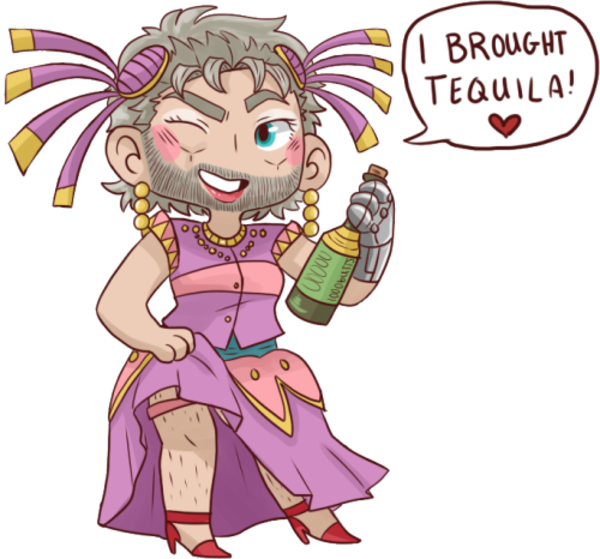 Download Jojo's Bizarre Adventure - Joseph Joestar Tequila - Full Size ...