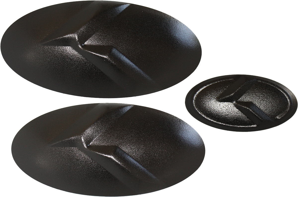 Download Solid Matte Black Metal Skin Overlay K Emblems For - Mouse ...