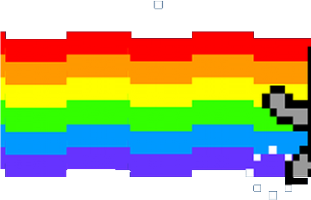 Nyan Cat Rainbow Png