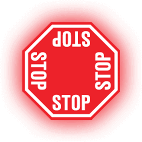 Download 4 Way Stop Sign - Signo Ceda El Paso - Full Size PNG Image ...