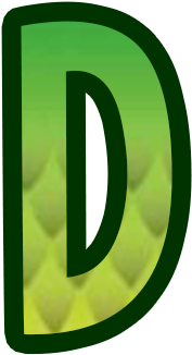 Download Letras Verdes Con Escamas Y Amarillas - Letras Png - Full Size ...