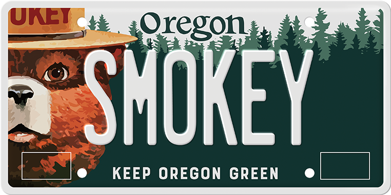 Download About The Design - Oregon License Plates - Full Size PNG Image ...