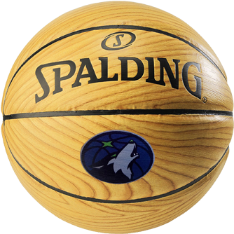 Download Minnesota Timberwolves B7 Woodgrain Ball - Minnesota ...