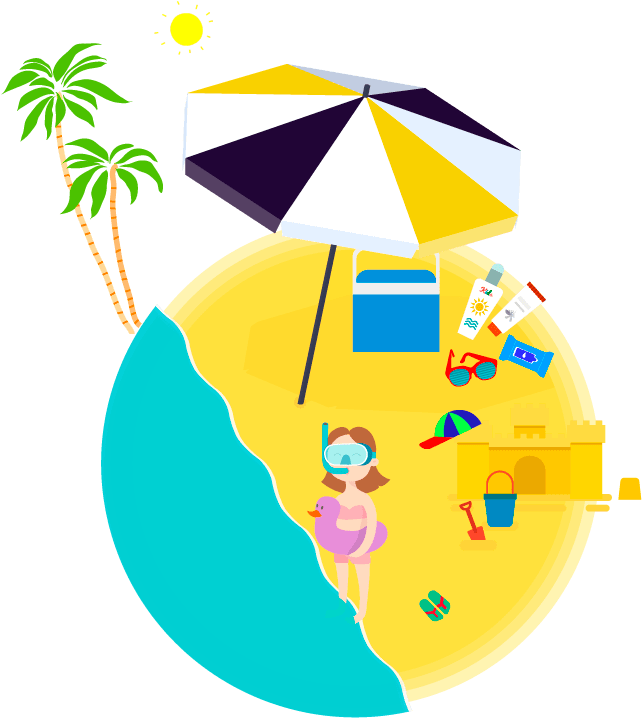 Download Kit Playa - Beach - Full Size PNG Image - PNGkit